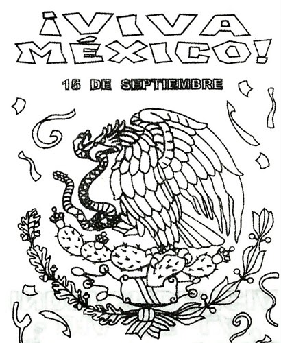 Dibujos para colorear y fichas Independencia de México - Blog de imágenes